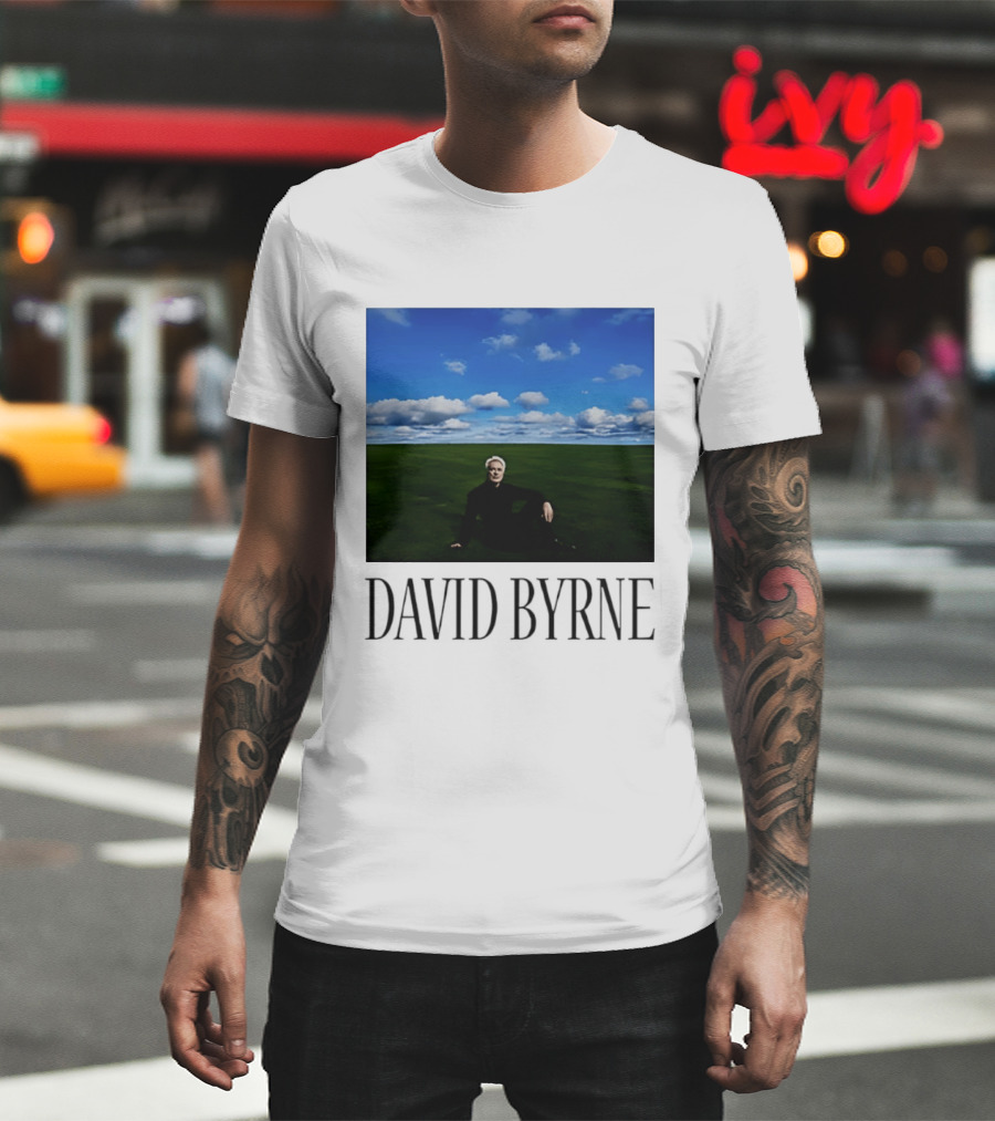 David Byrne Windows Wallpaper Meme T-Shirt