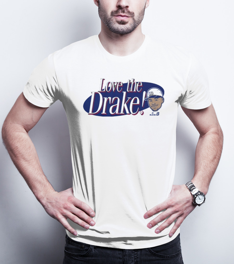 Love The Drake Text With Baseball Cap T-Shirt