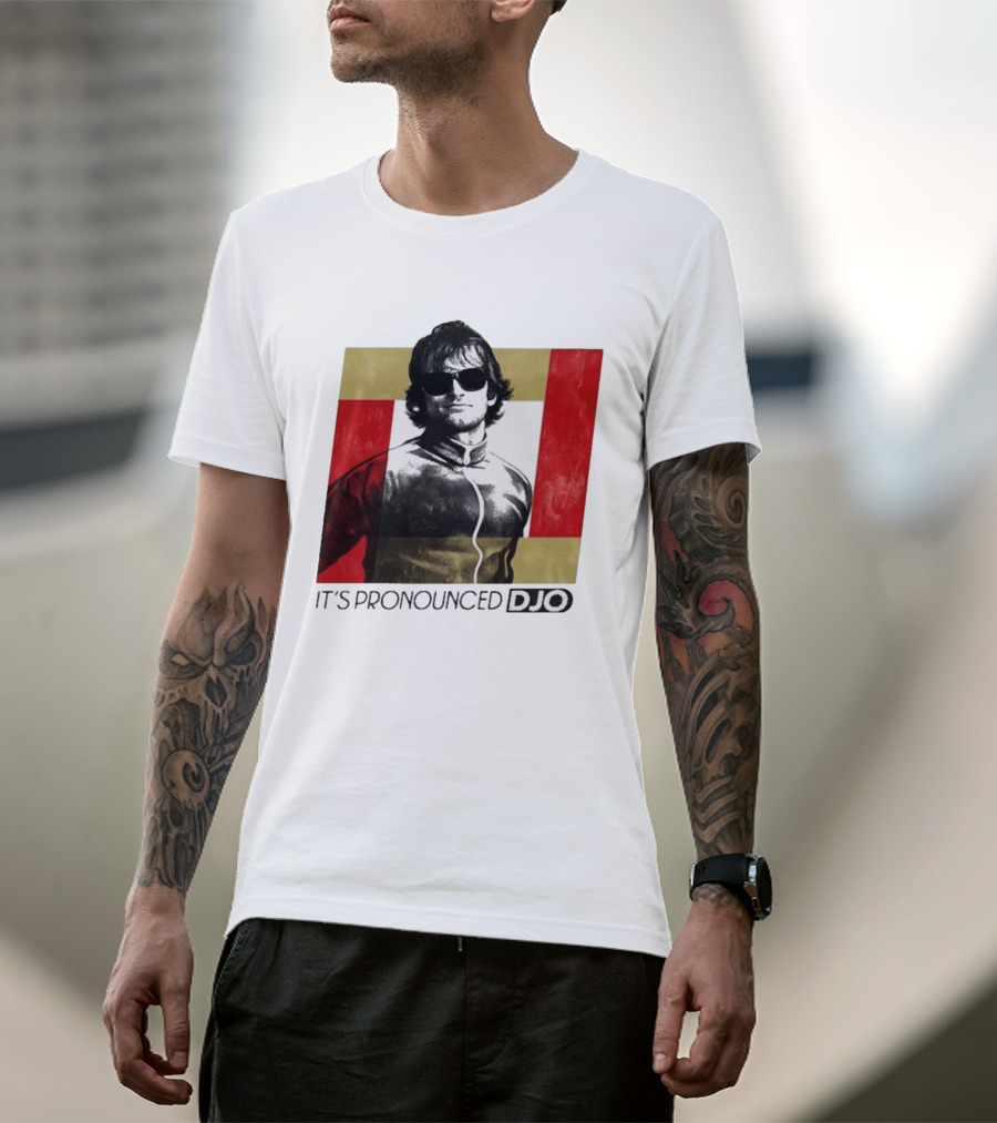 It's Pronounced Djo With Retro Style Sunglasses T-Shirt