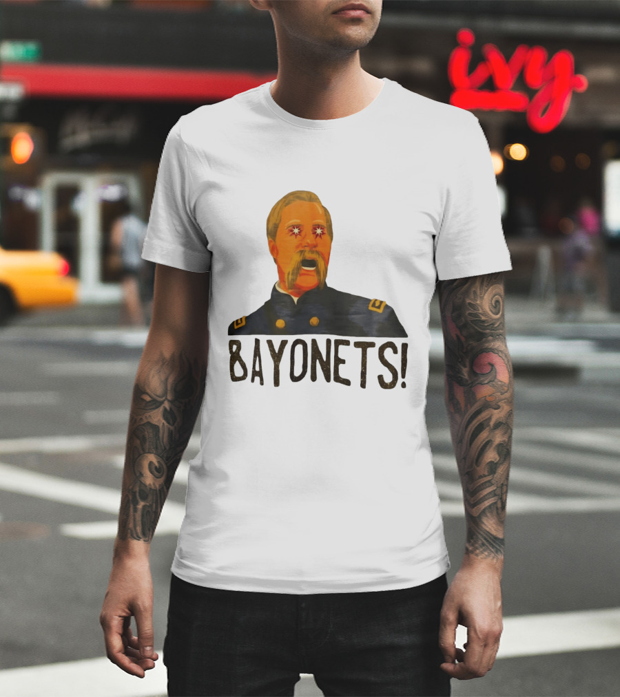 Bayonets Joshua Chamberlain Gettysburg Civil War T-Shirt