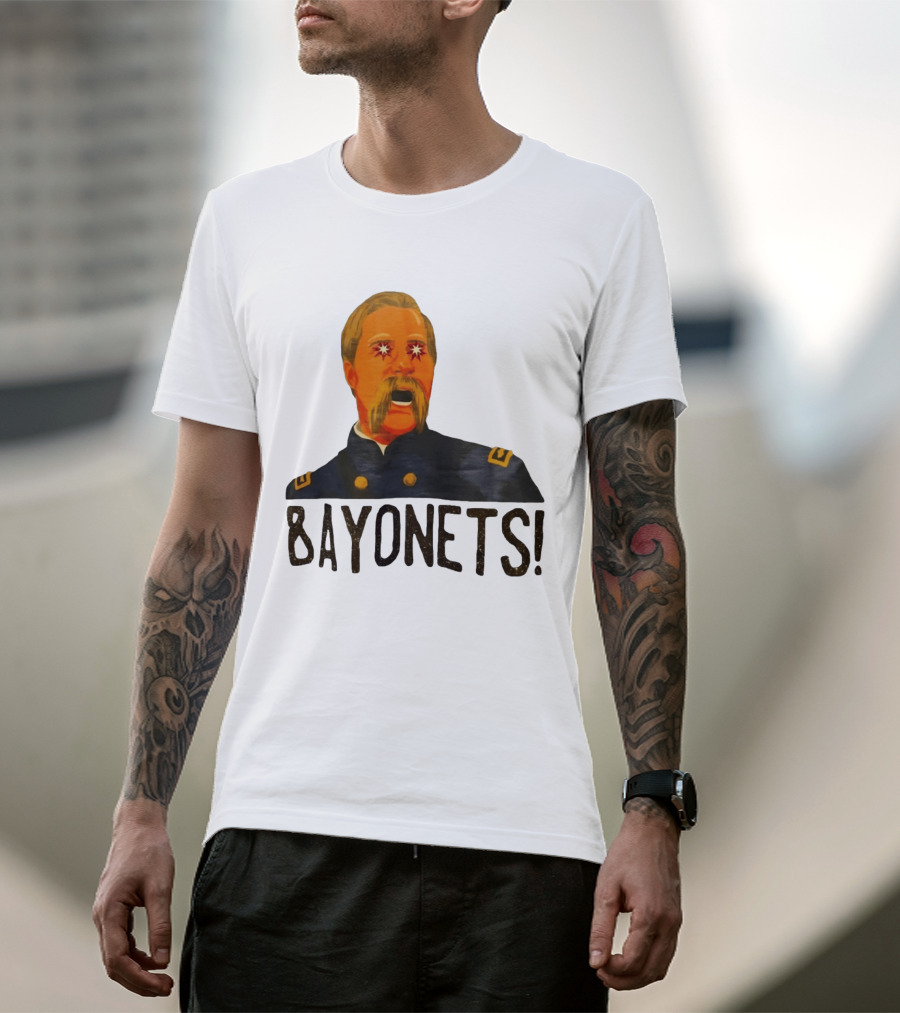 Bayonets Joshua Chamberlain Gettysburg Civil War T-Shirt