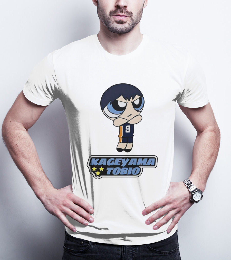 Kageyama Tobio 9 Haikyuu Powerpuff Girls T-Shirt