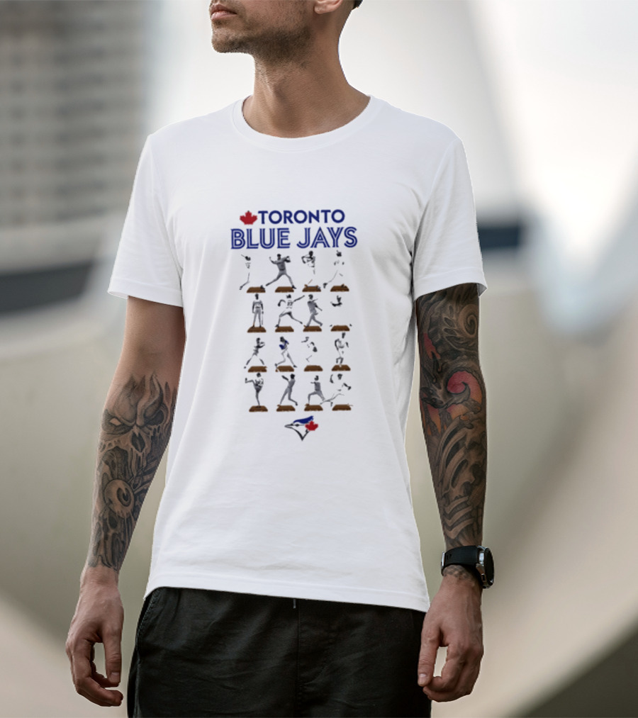 Toronto Blue Jays Legends Hall Of Fame Baseball Players Display T-Shirt