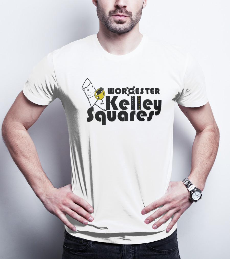 Worcester Kelley Squares Fun Creative Graphic Featuring Snack T-Shirt