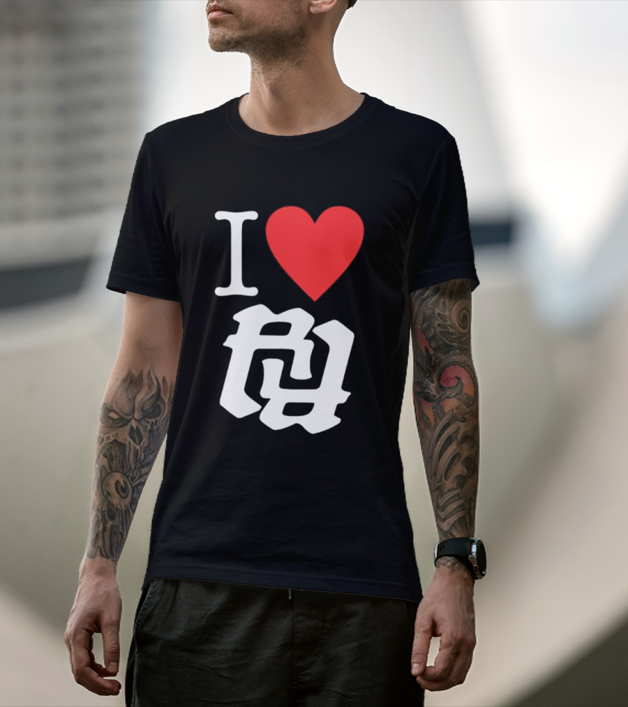 I Heart RR White T-Shirt