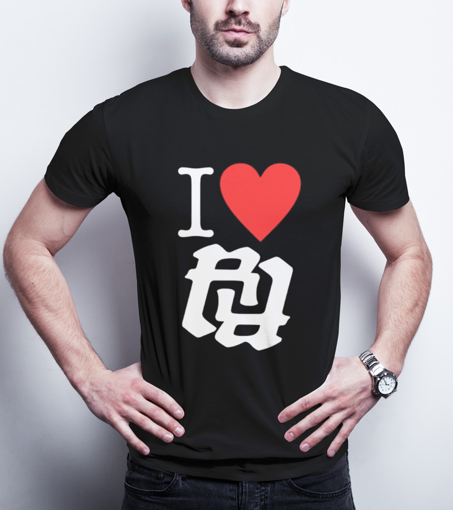 I Heart RR White T-Shirt