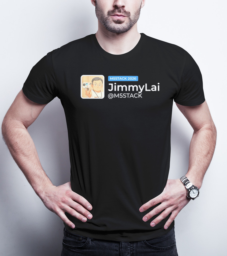 M5STACK 2026 Jimmy Lai M5Stack T-Shirt