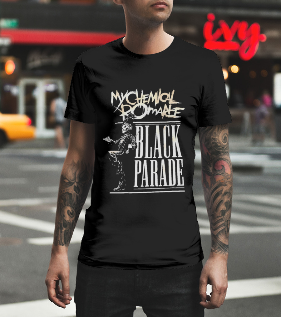 My Chemical Romance Black Parade Skeleton Marching Band T-Shirt