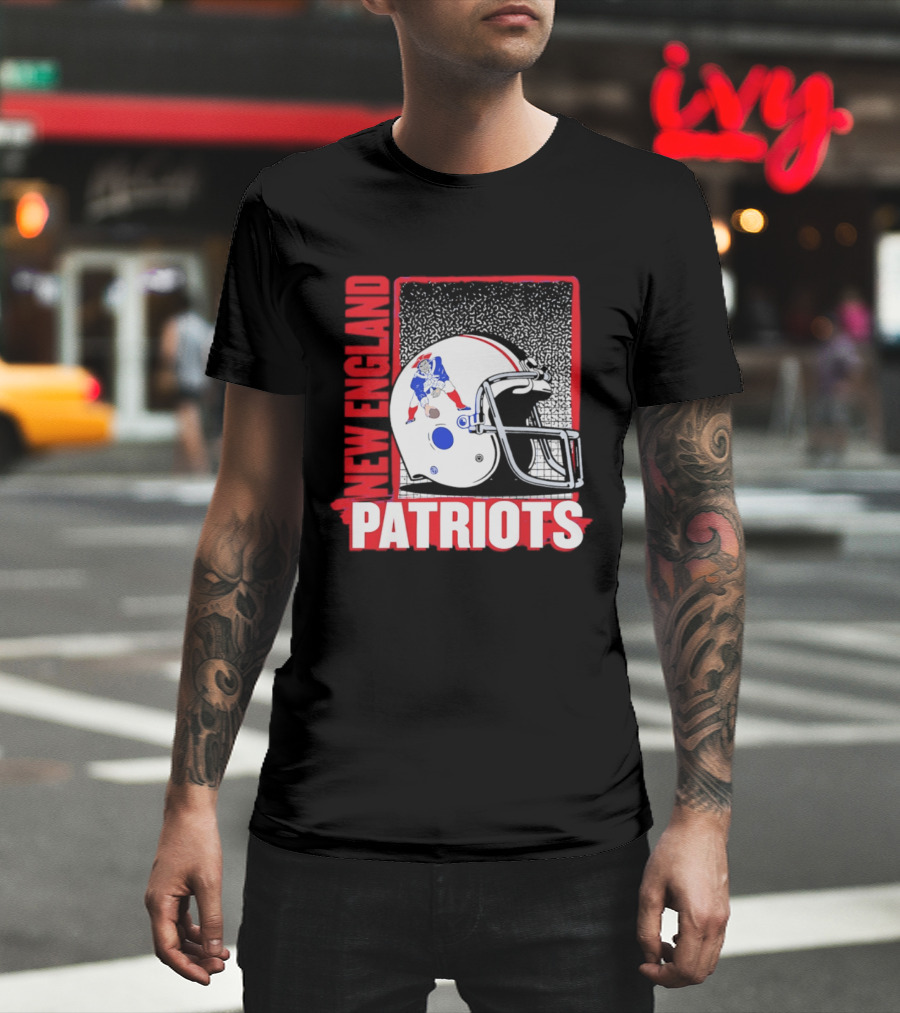 New England Patriots Vintage Helmet 2026 Season T-Shirt