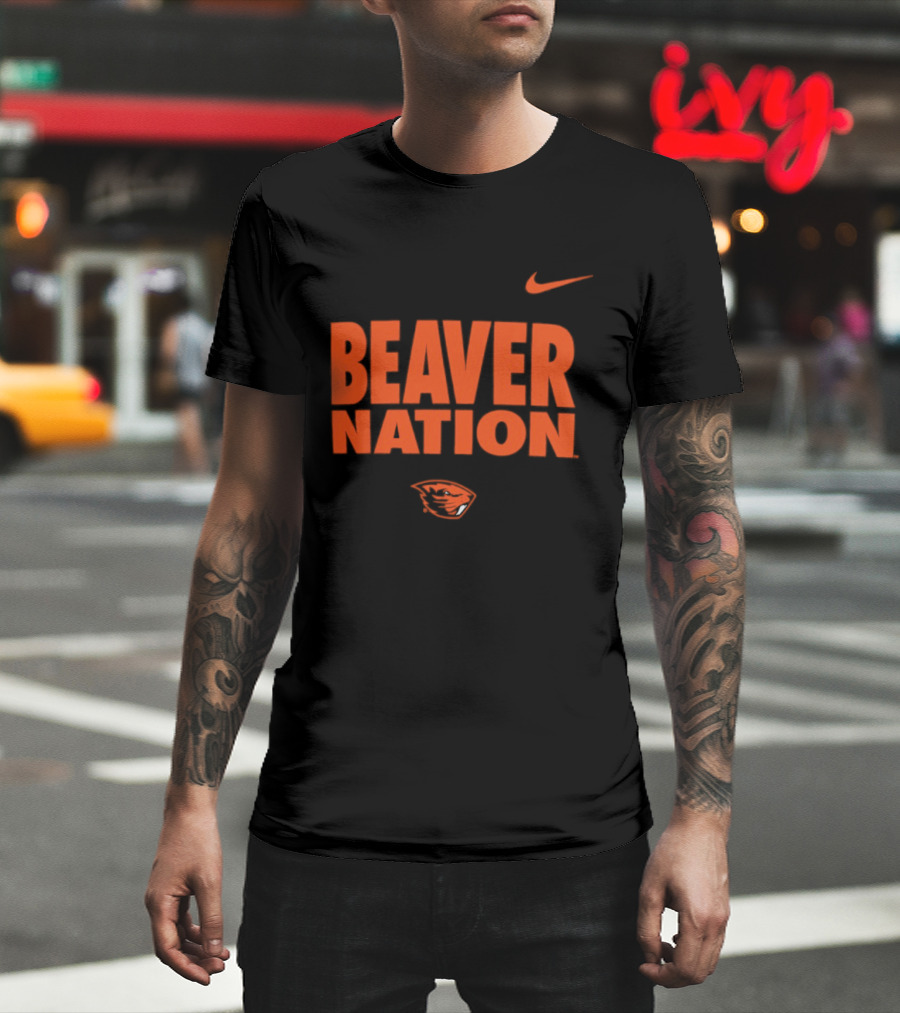 Oregon State Beavers Beaver Nation Nike T-Shirt