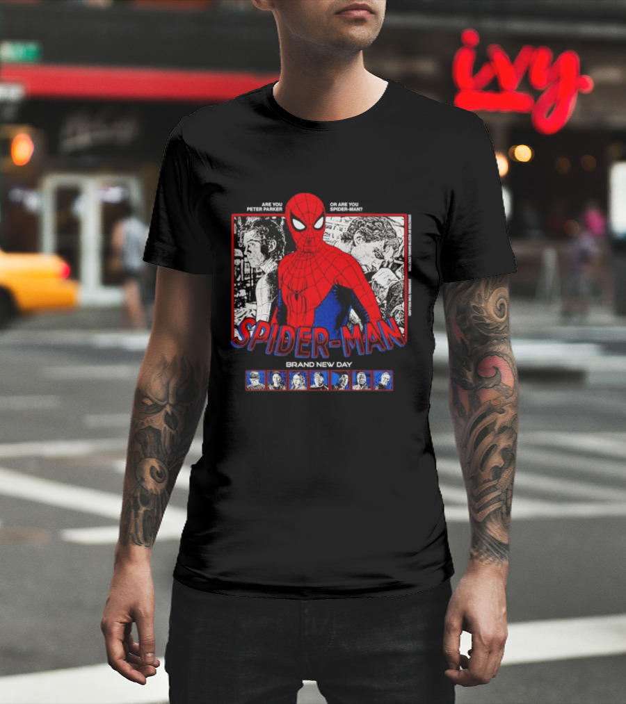 Spider Man Brand New Day Are You Peter Parker Or Are You Spider Man T-Shirt