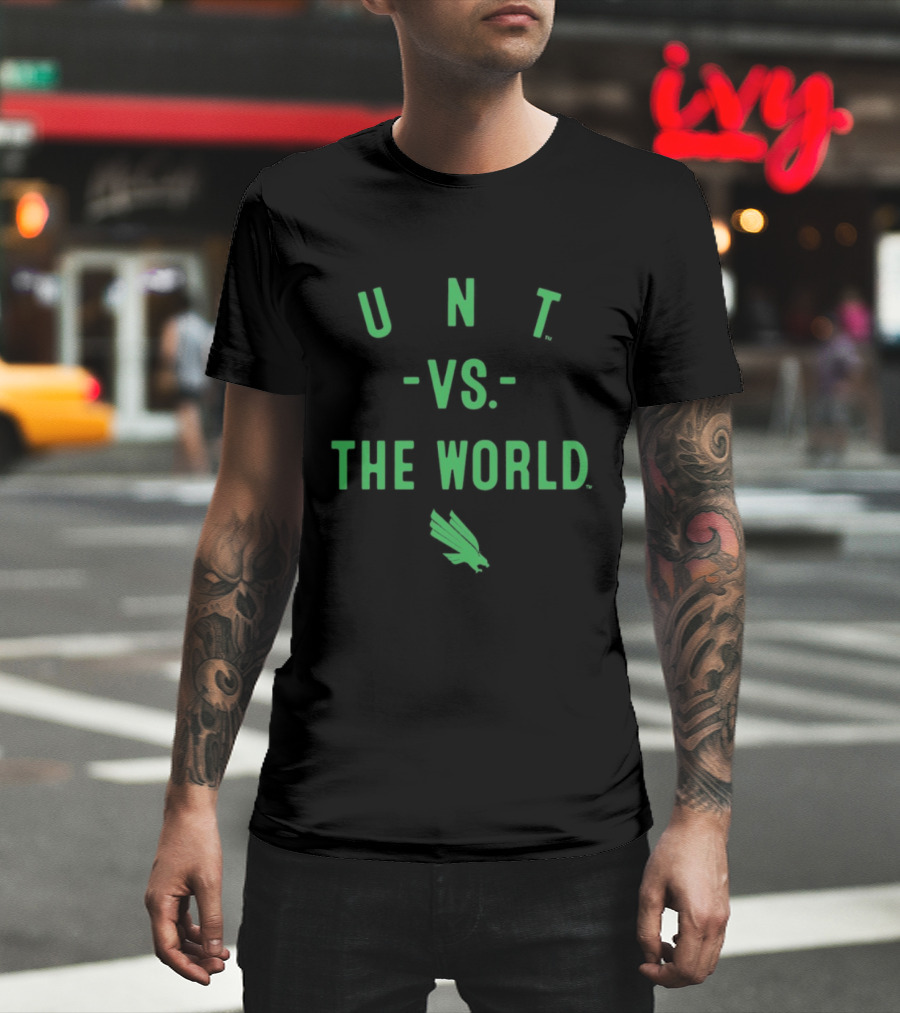 UNT Vs The World Mean Green 2026 NCAA Season T-Shirt