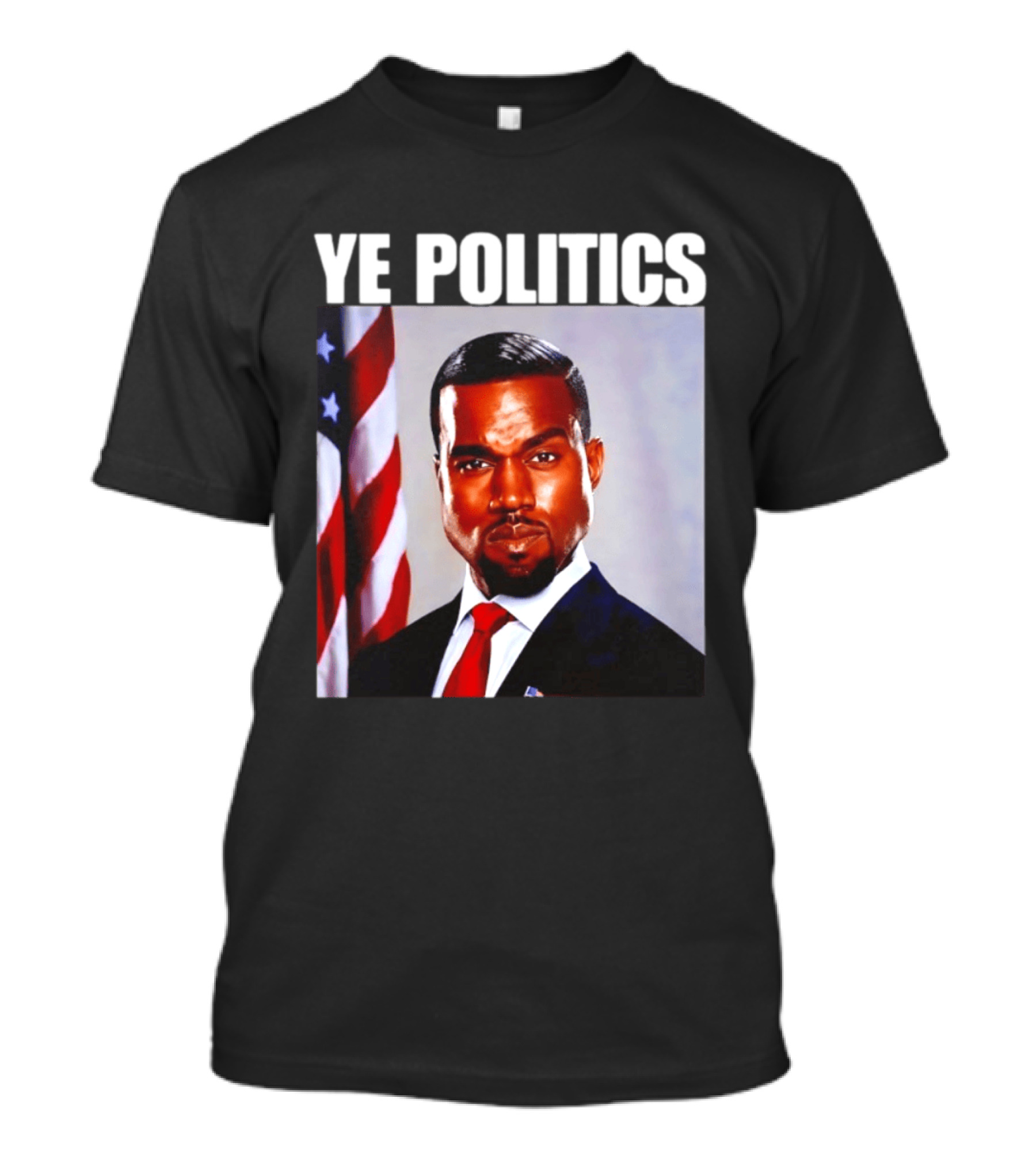 Ye Politics Kanye West American Flag T-Shirt