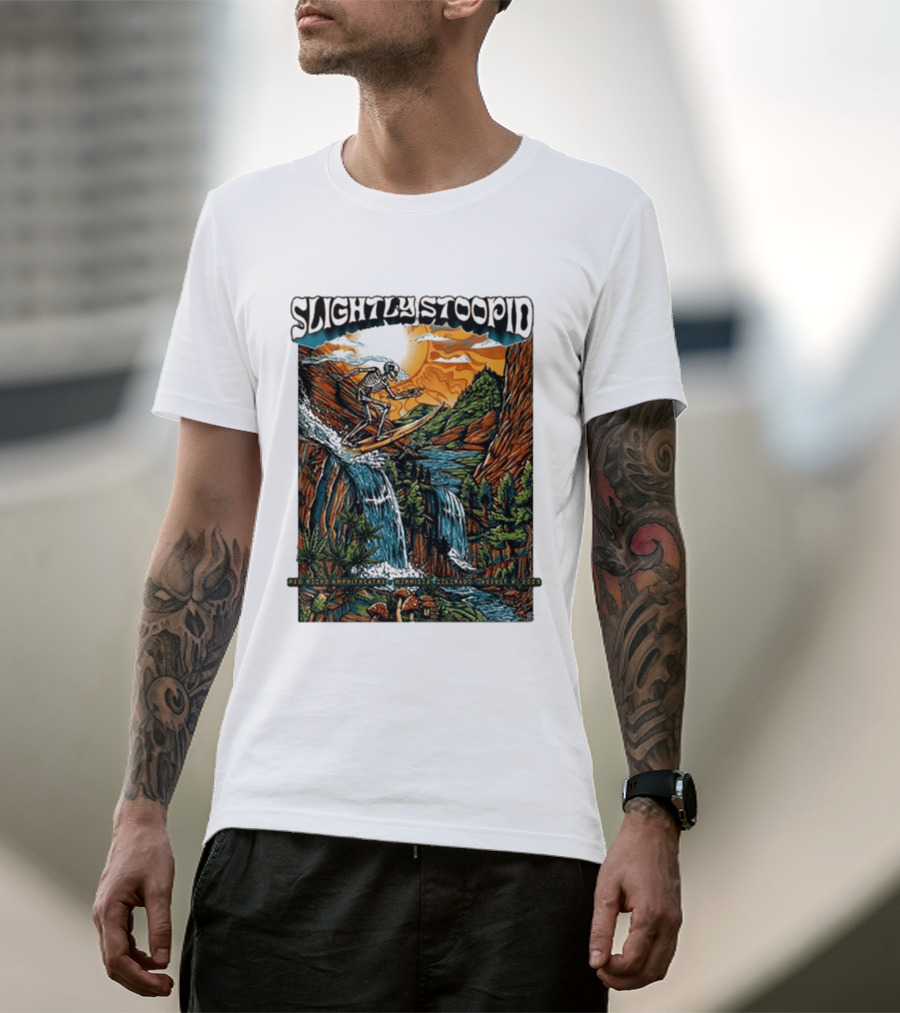 Slightly Stoopid Red Rocks Amphitheatre Morrison Colorado August 8 2026 T-Shirt