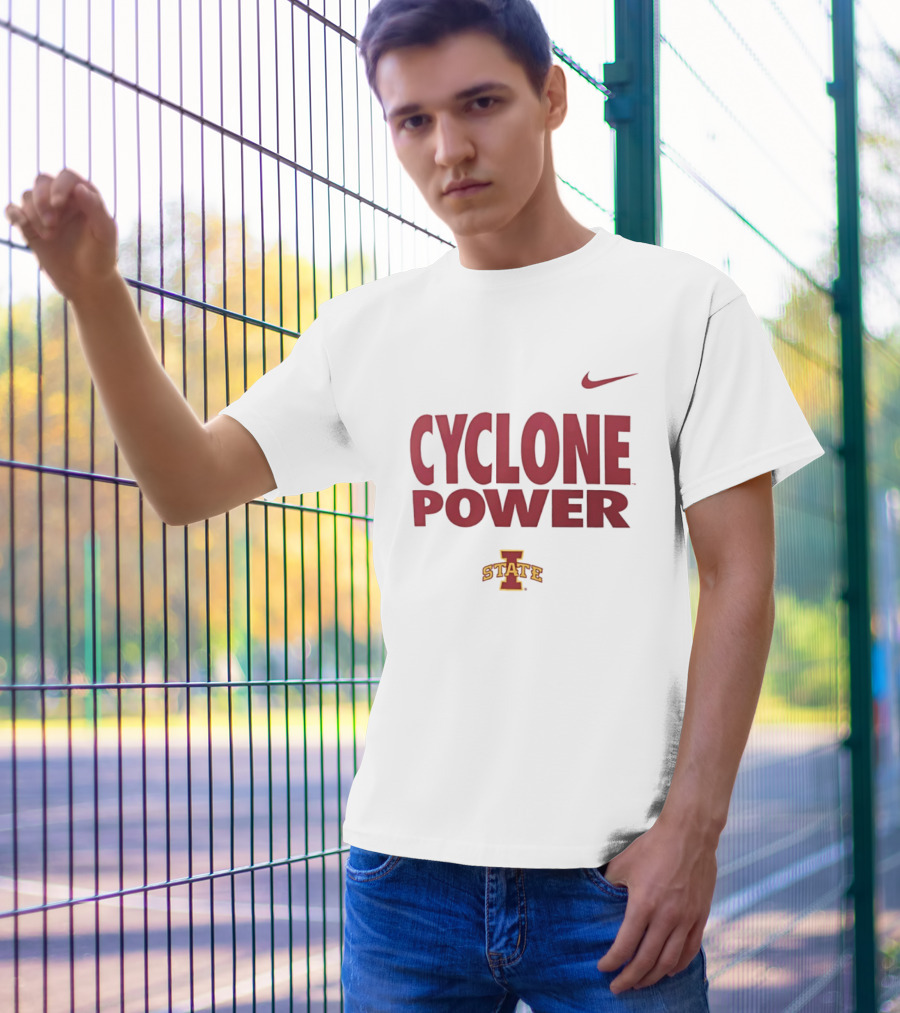 Cyclone Power Iowa State Nike Sports Fan Gear T-Shirt