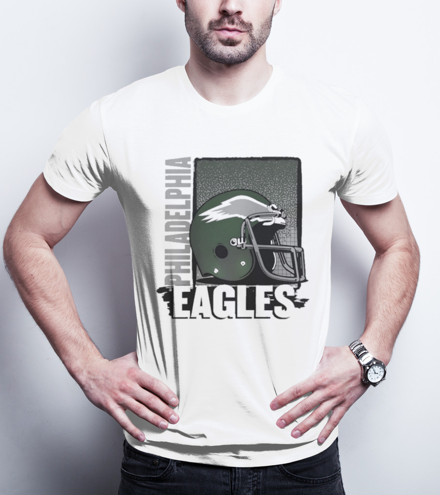 Philadelphia Eagles 2026 Season Helmet Football T-Shirt