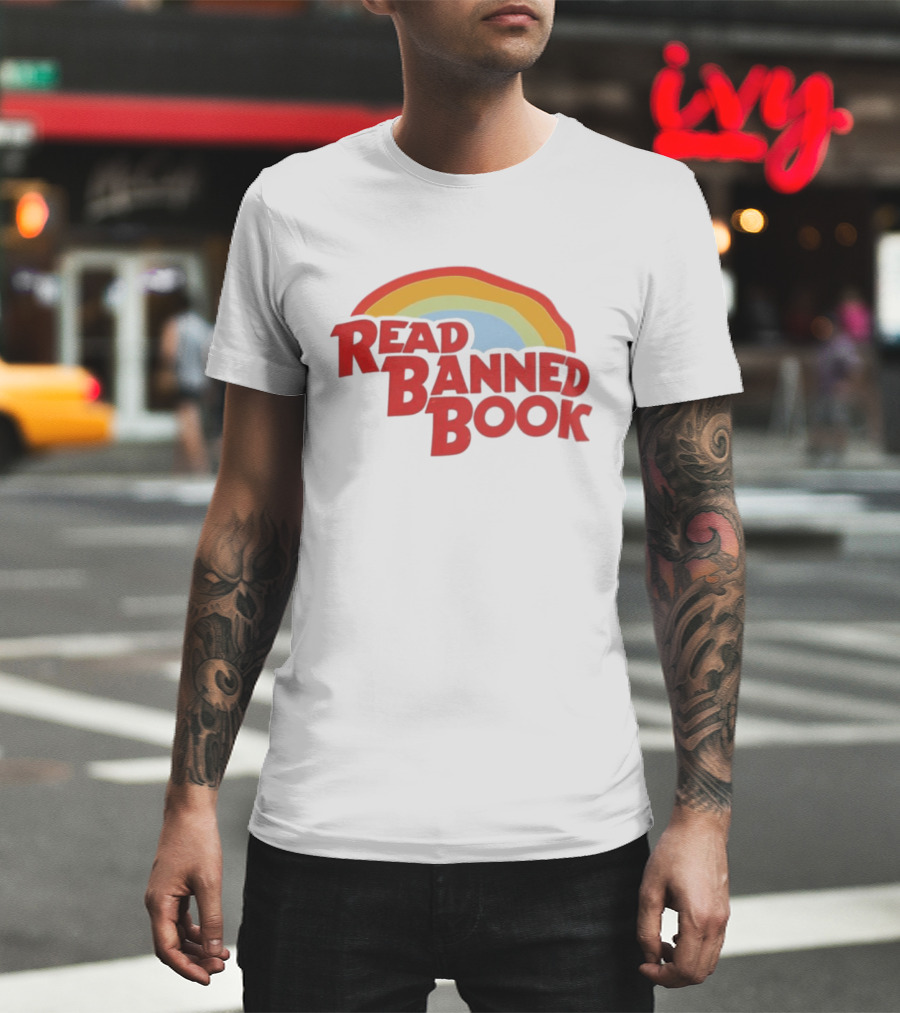 Read Banned Book Rainbow T-Shirt