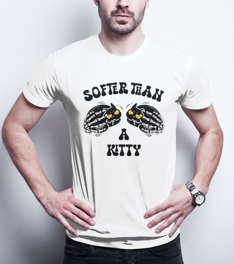 Softer Than A Kitty Skeleton Eyes T-Shirt