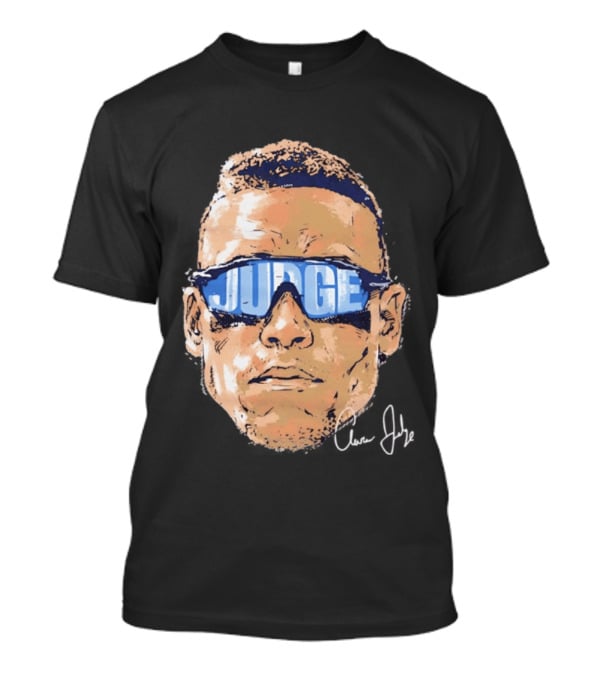 Aaron Judge New York Yankees Iconic Swag Judge Sunglasses T-Shirt