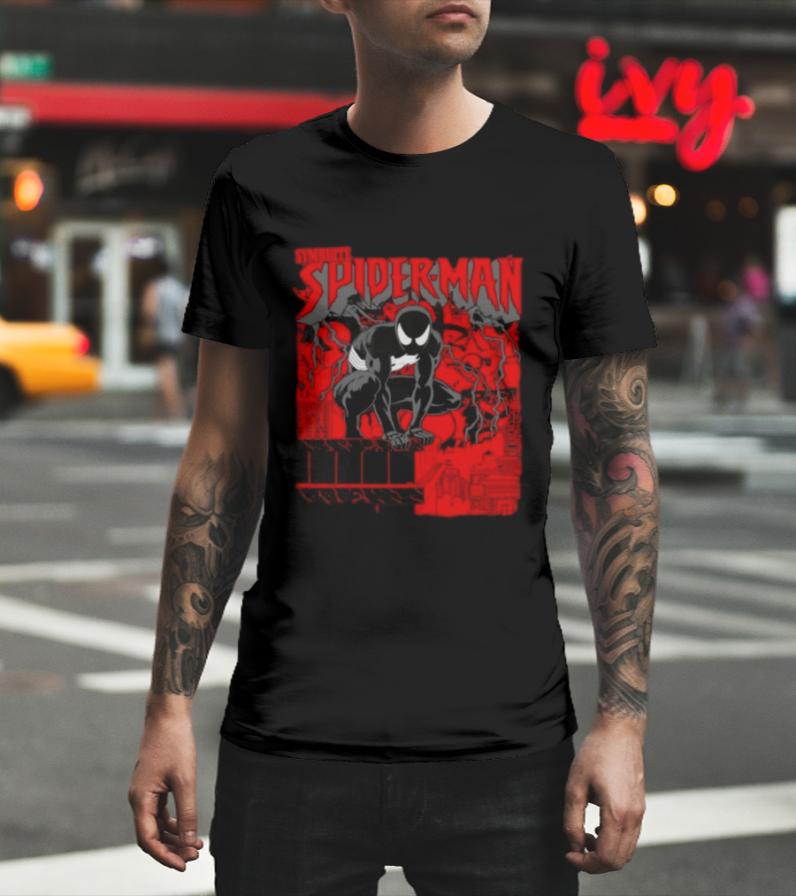 Symbiote Spider Man Marvel Venom Black Suit Comic T-Shirt