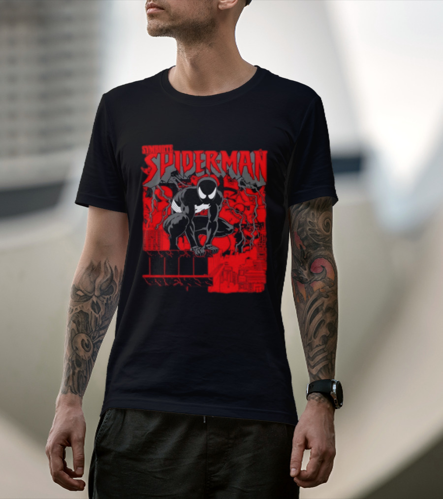 Symbiote Spider Man Marvel Venom Black Suit Comic T-Shirt