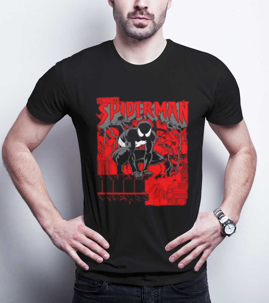 Symbiote Spider Man Marvel Venom Black Suit Comic T-Shirt