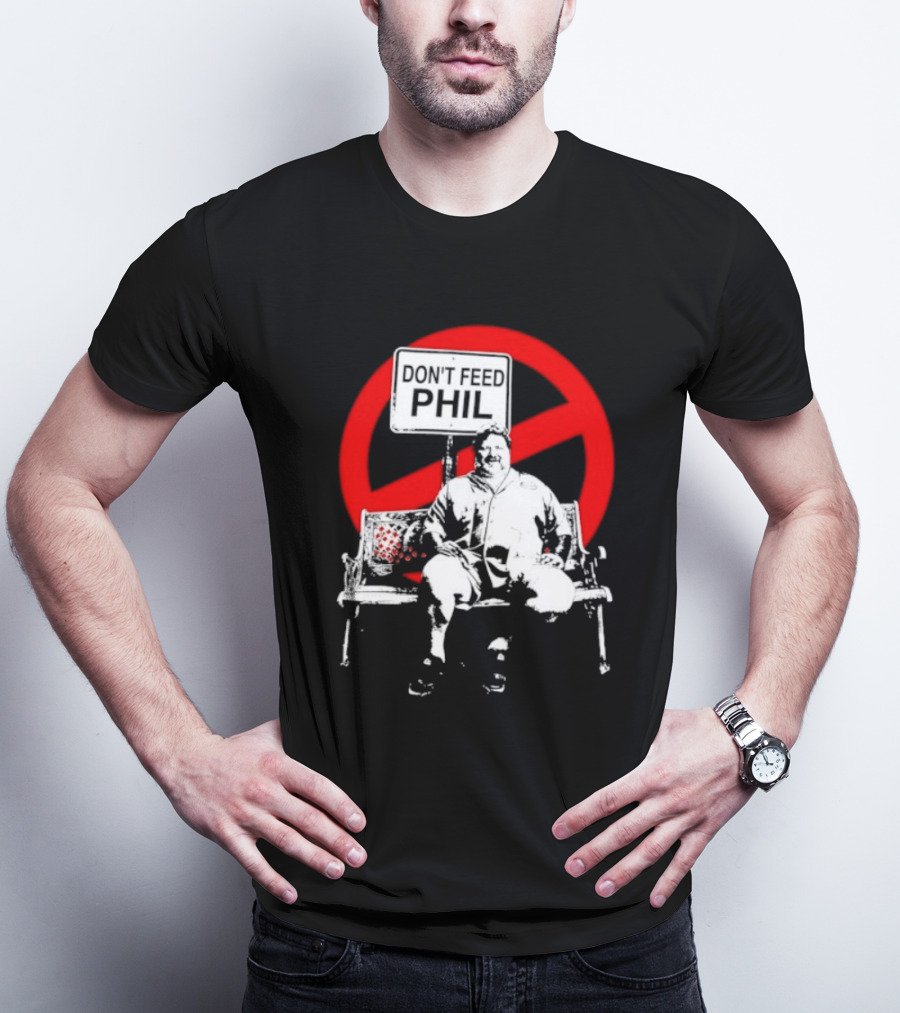 Viva La Bam MTV Reality TV Don't Feed Phil Bench Red Circle T-Shirt