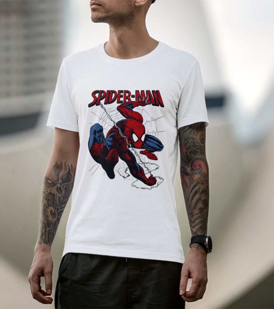 SPIDER MAN Marvel Superhero Man Spider Peter Parker Web Slinger T-Shirt