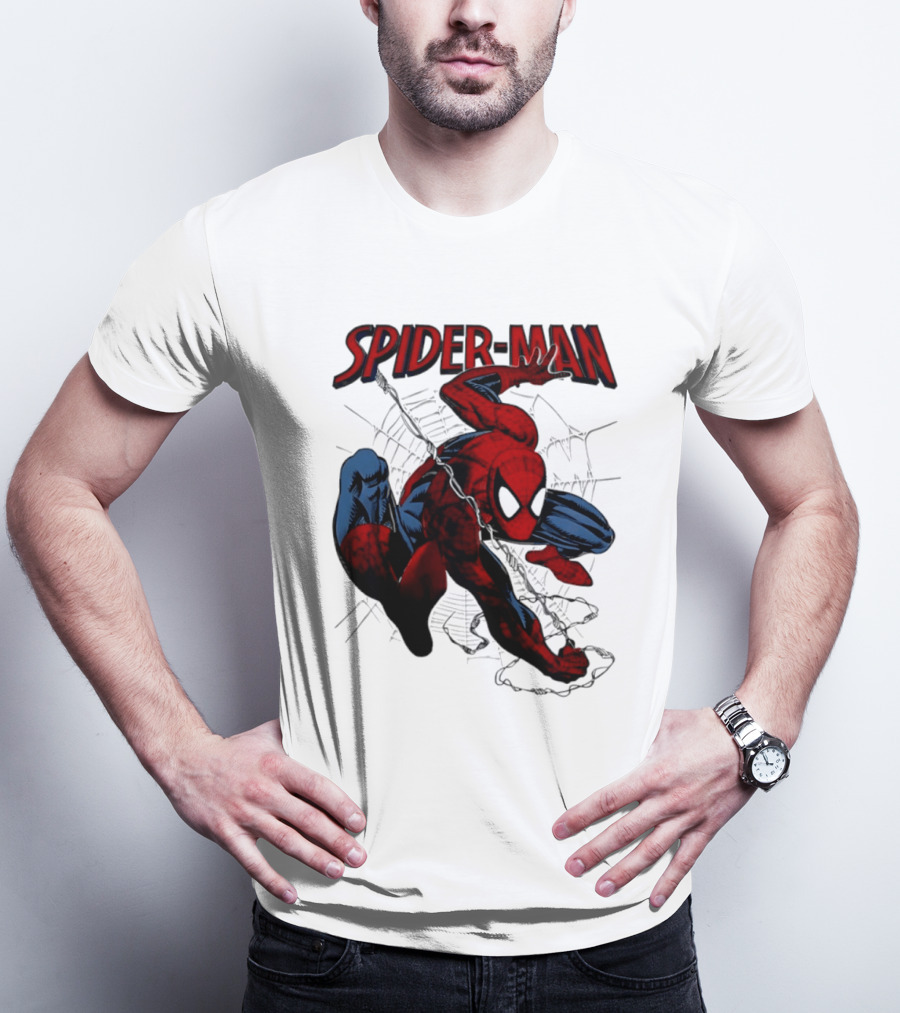 SPIDER MAN Marvel Superhero Man Spider Peter Parker Web Slinger T-Shirt
