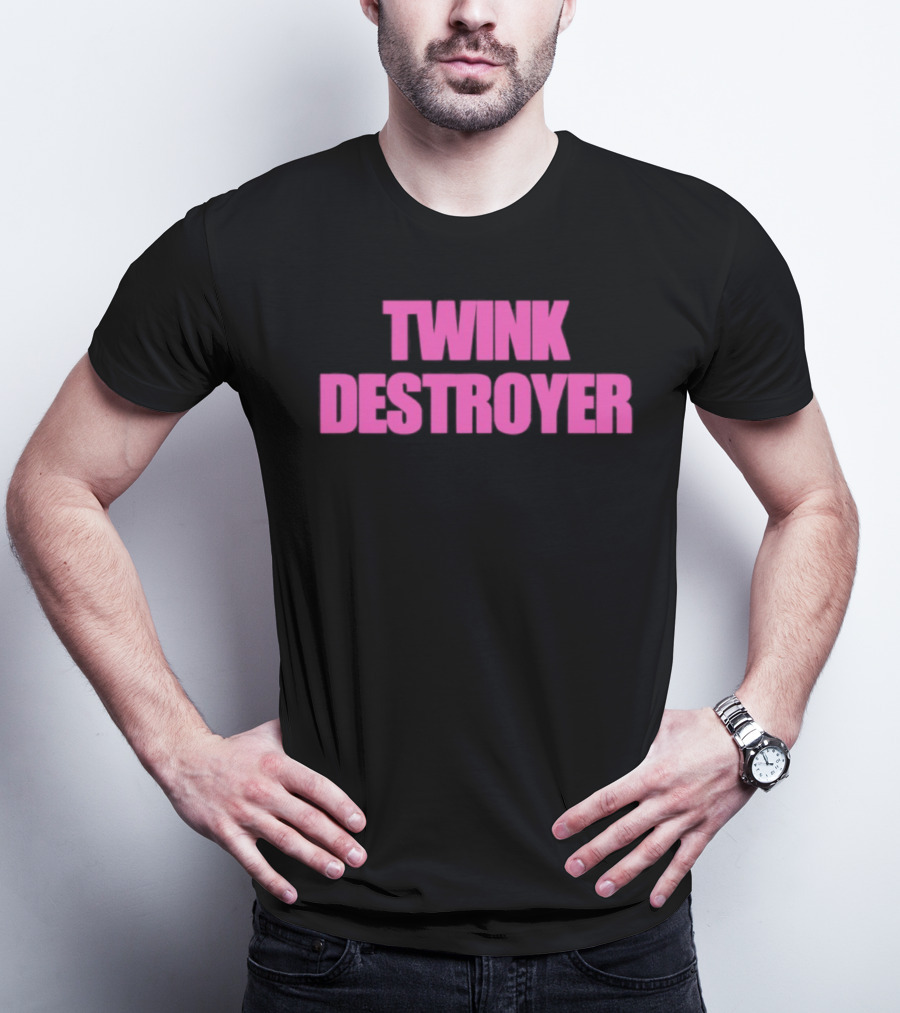 Twink Destroyer Bold Pink T-Shirt