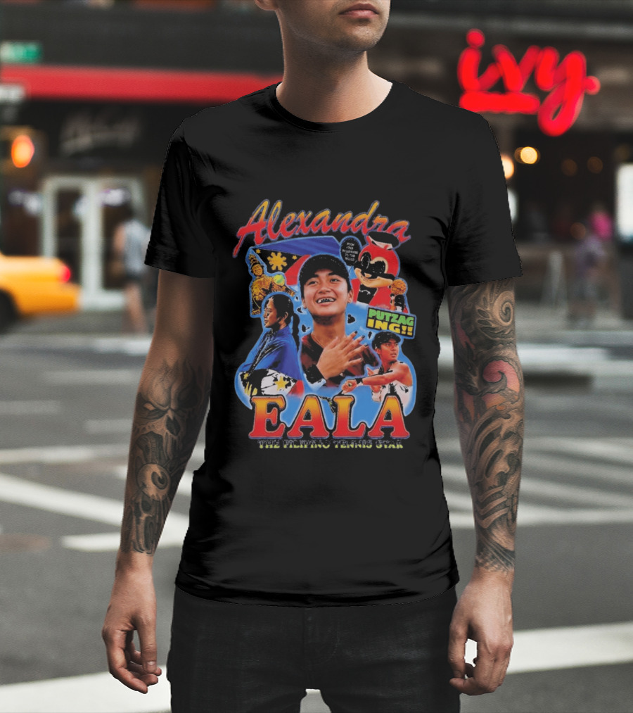 Alexandra Eala Filipino Tennis Star Putzag Ing! T-Shirt