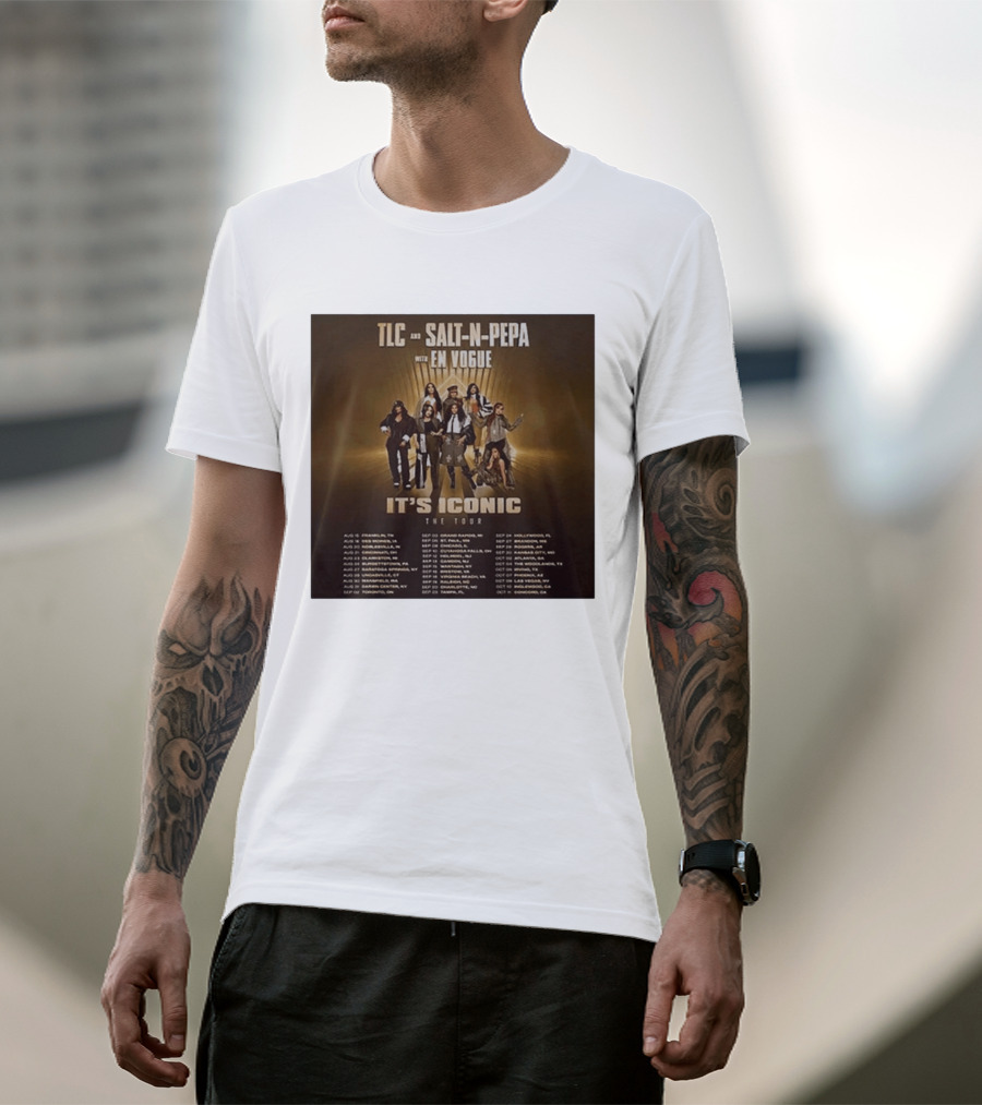 TLC Salt N Pepa En Vogue It's Iconic Tour Dates 2023 T-Shirt