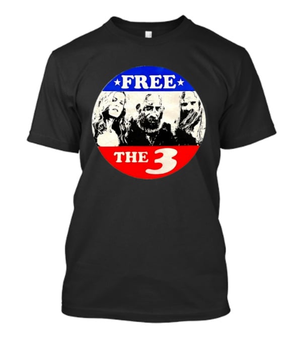 Rob Zombie Free The 3 From Hell Horror Movie T-Shirt