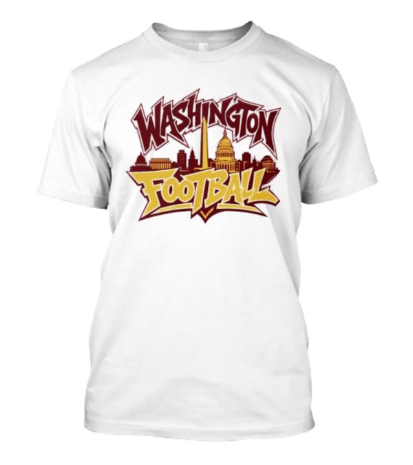 Washington Football Capitol Skyline Monument Landmarks T-Shirt