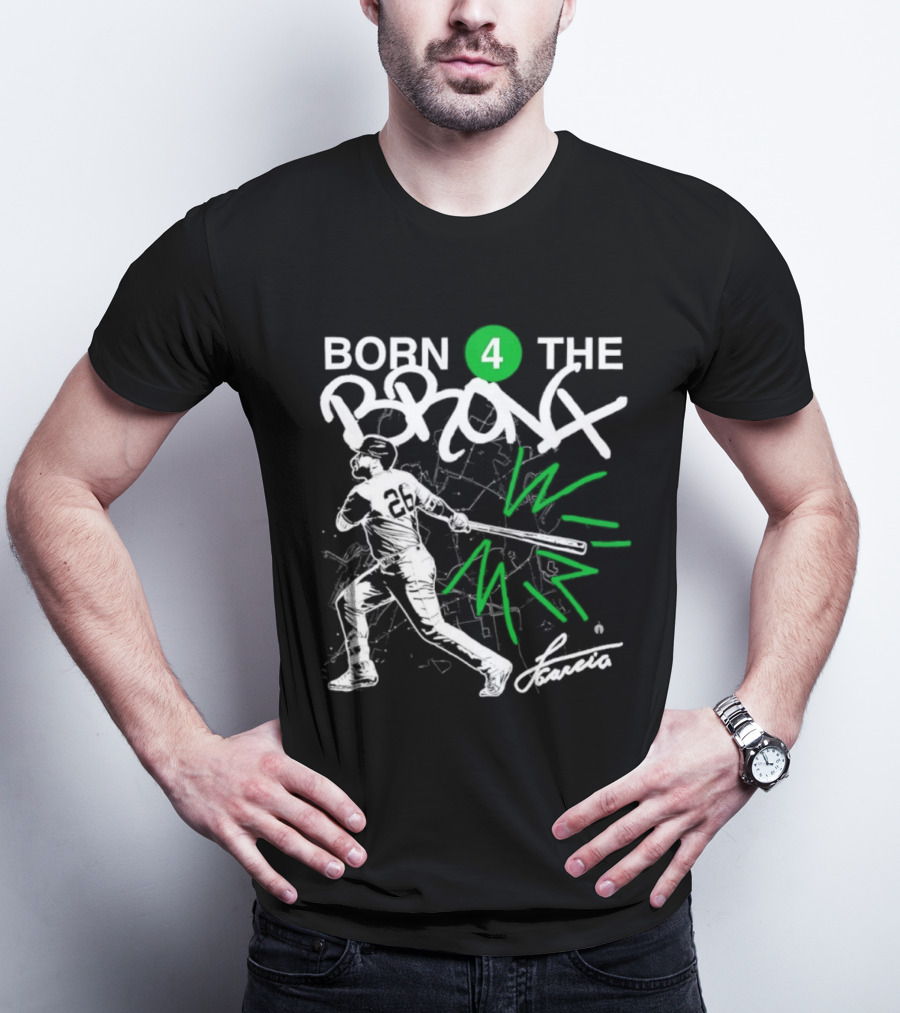Born 4 The Bronx New York Yankees Luis Garcia Jr. Sports T-Shirt