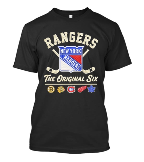 New York Rangers The Original Six NHL Hockey Iconic Teams T-Shirt