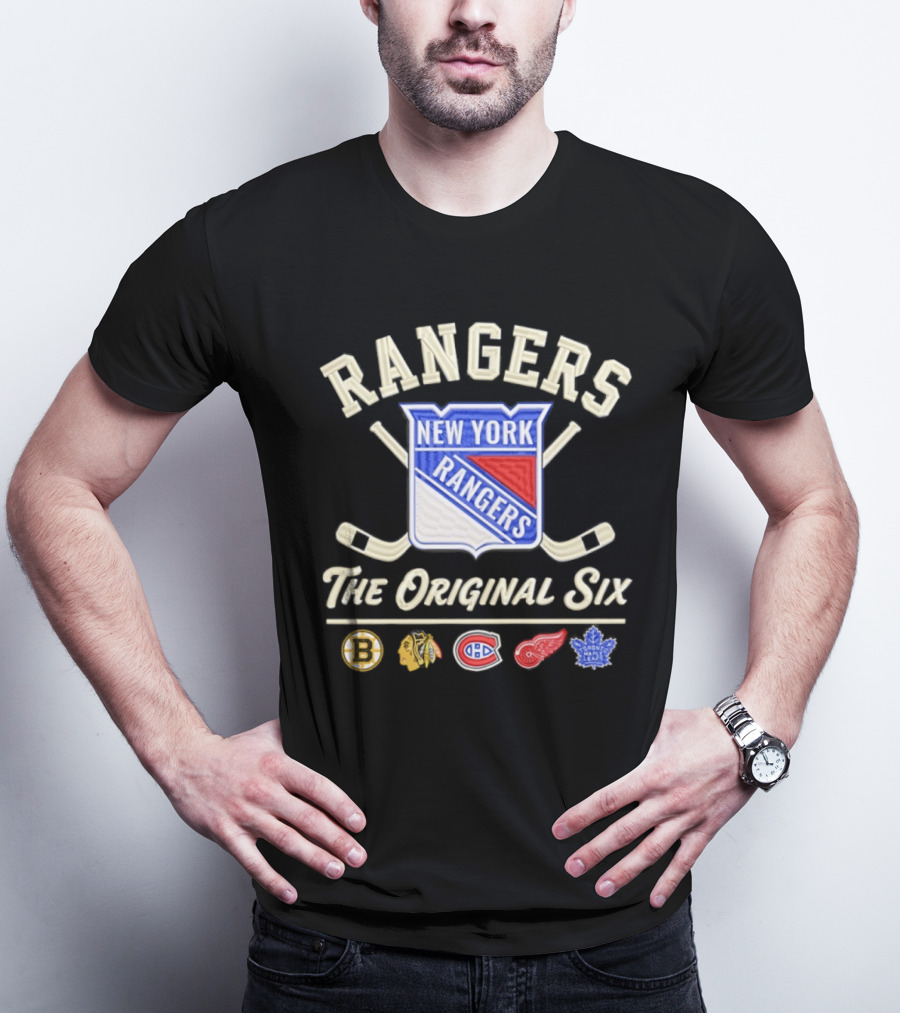 New York Rangers The Original Six NHL Hockey Iconic Teams T-Shirt