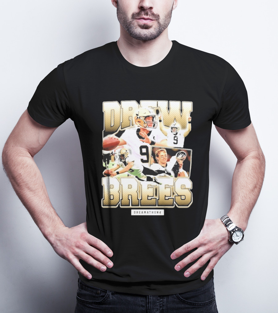 Drew Brees New Orleans 9 Dreamathon T-Shirt