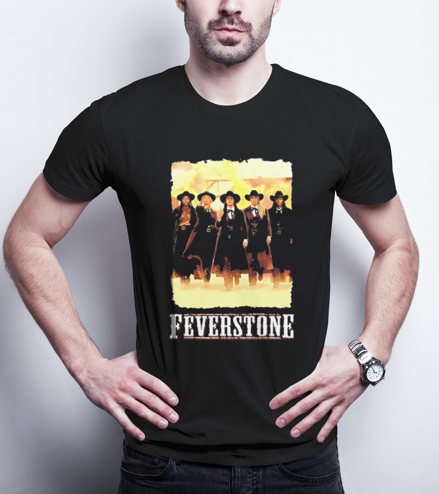 Indiana Fever Feverstone Meme Team Members In Old West T-Shirt