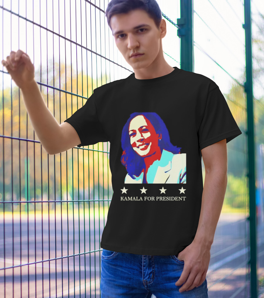 Kamala Harris Kamala For President Presidential Campaign Stars T-Shirt