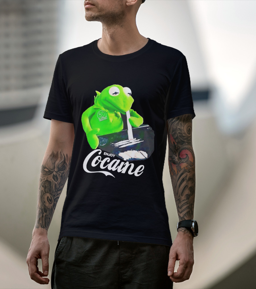Kermit The Frog Enjoy Cocaine Muppets T-Shirt