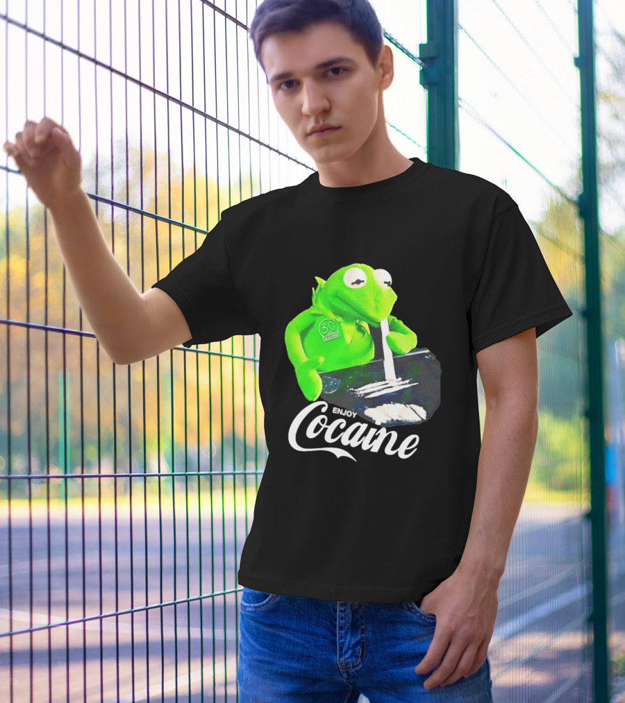 Kermit The Frog Enjoy Cocaine Muppets T-Shirt