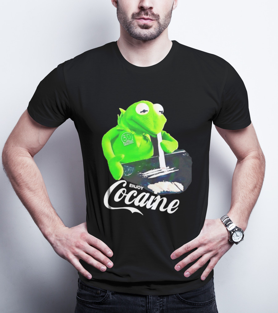 Kermit The Frog Enjoy Cocaine Muppets T-Shirt