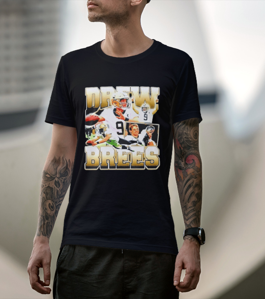 Drew Brees 9 New Orleans Saints Legend T-Shirt