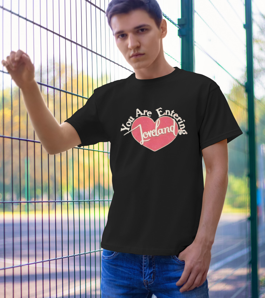 You Are Entering Loveland Heart Ella Bright T-Shirt