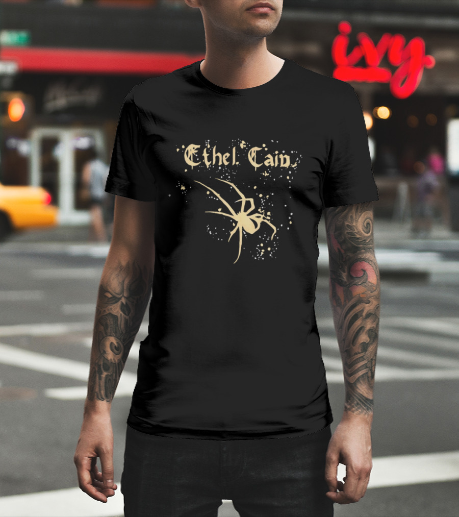 Ethel Cain Yellow Spider Gothic T-Shirt