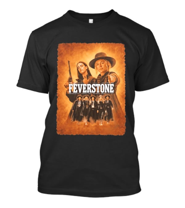 Feverstone Women In Western Style Indiana Fever Basketball T-Shirt