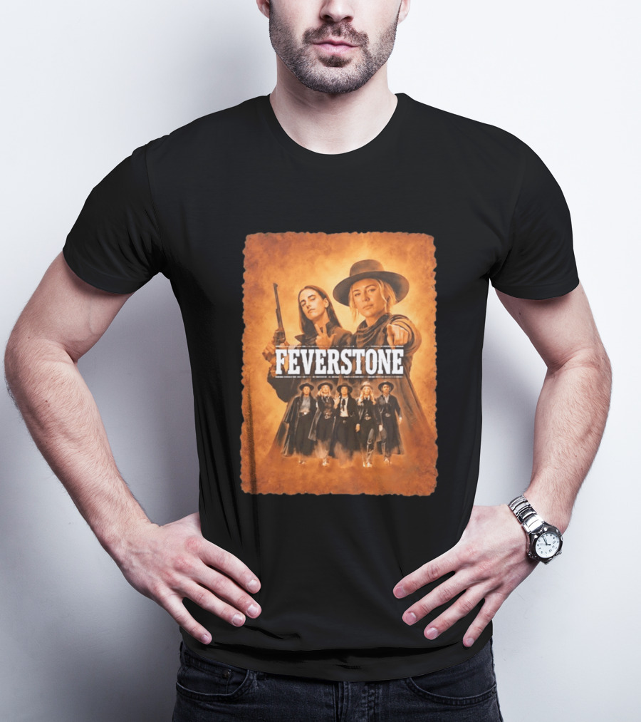 Feverstone Women In Western Style Indiana Fever Basketball T-Shirt