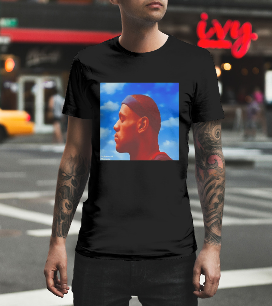 LeBron James LeBronald Mixtape Nothing Was LeSame Los Angeles Lakers Sky T-Shirt