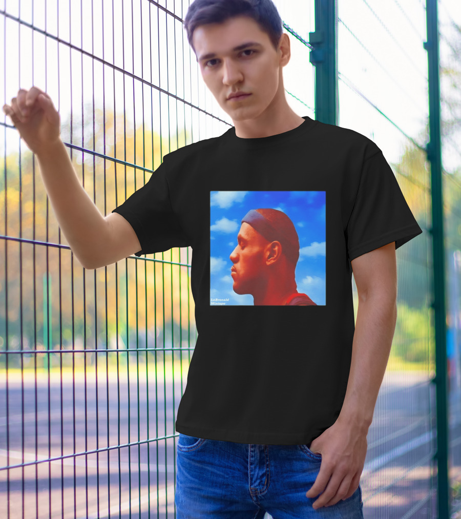 LeBron James LeBronald Mixtape Nothing Was LeSame Los Angeles Lakers Sky T-Shirt